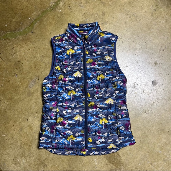 Ariat | Jackets & Coats | Ariat Western Wear Puffer Down Vest Womens M ...